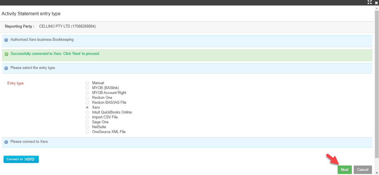 Lodging XERO BAS - GovReports