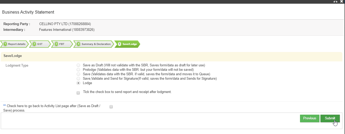 Preparing Business Activity Statements (IAS/BAS) Offline